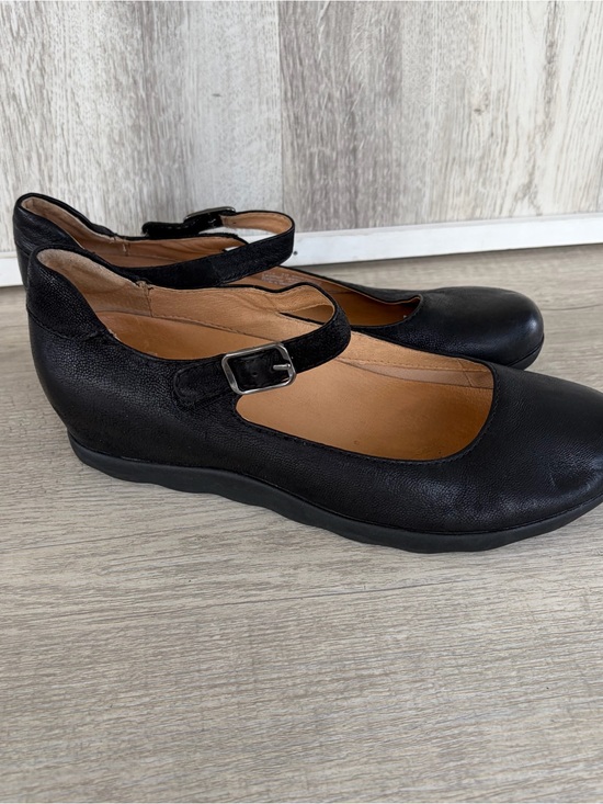 Dansko | Shoes | Dansko Mary Jane Wedge Shoe Women 9 Eu39 Black Leather ...
